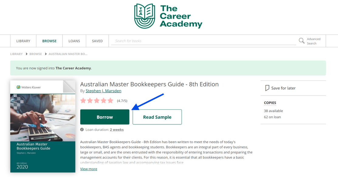 How to use the e-Library?